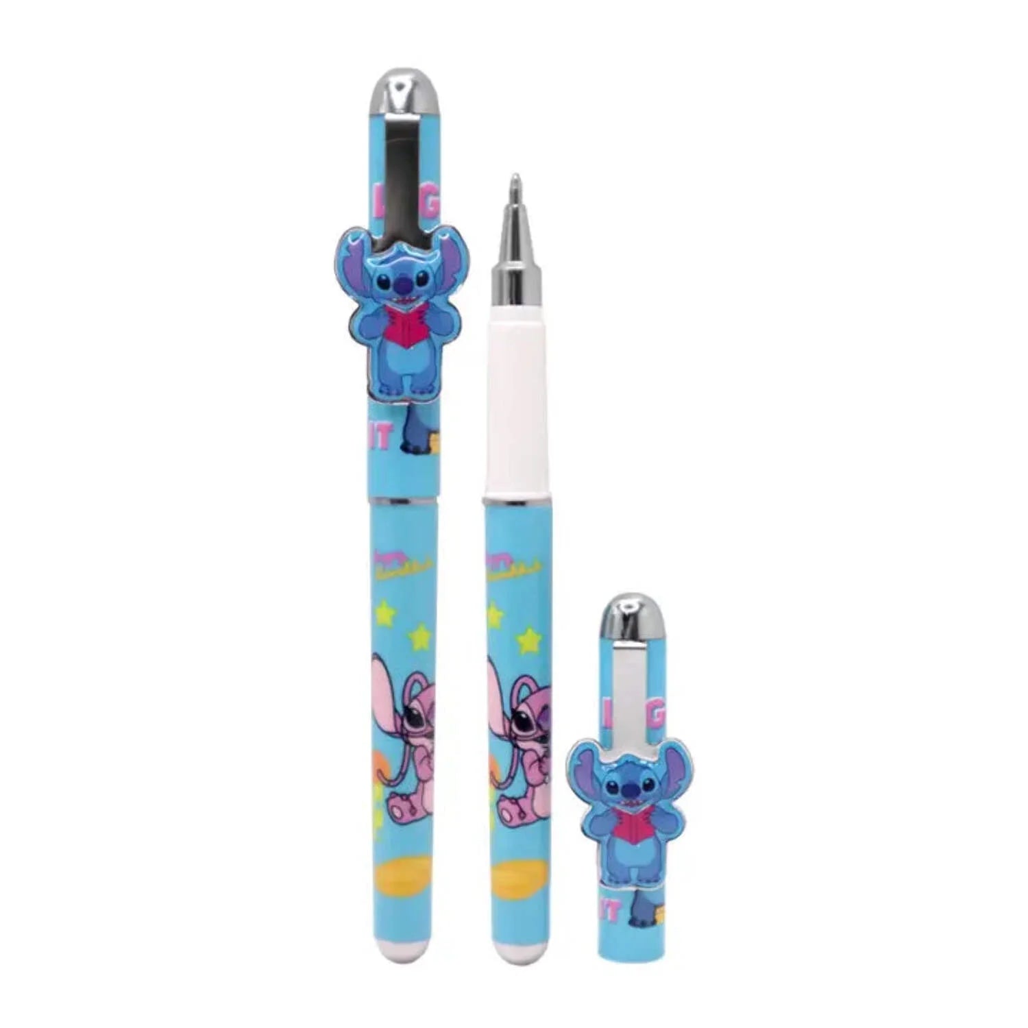 STITCH IN COSTUME SHAPED CHARACTER METAL CLIP PEN - DISNEY – Dream Team ...