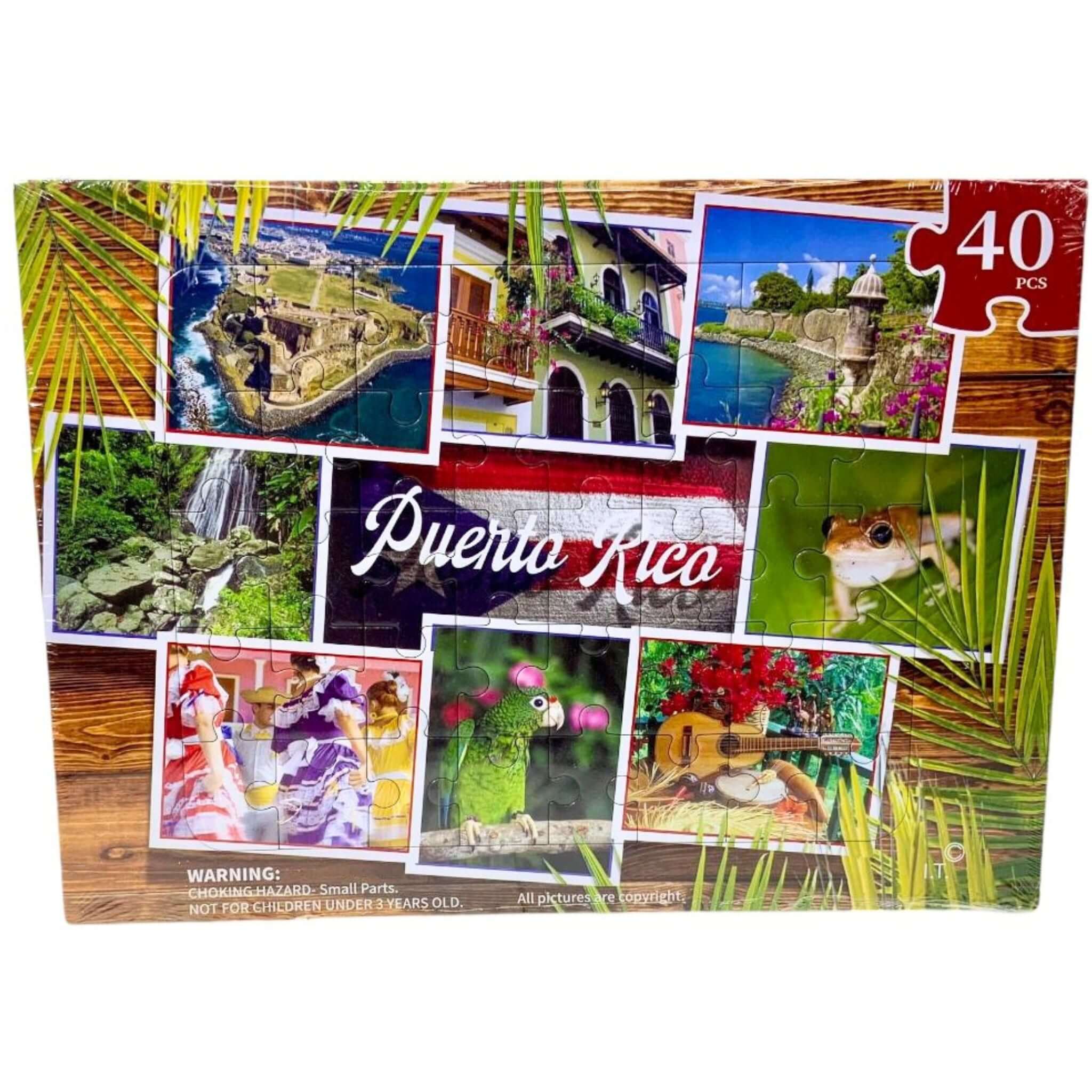 ROMPE CABEZA DE PUERTO RICO - PUERTO RICO PUZZLE - 20 PIECES - PICTURE ...